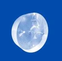 China Machining Quartz Glass High Temperature Liquid Diversion Part with Pores for sale