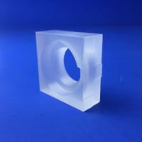 China Machining Quartz Glass Fused Quartz Glass Plate with Stepped Bores for sale