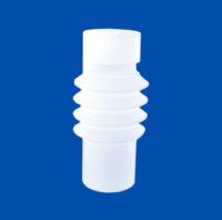 China Machining Quartz Glass Customized Quartz Glass Part with Internal and External Thread for sale