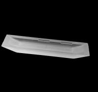China Machining Quartz Glass Customized Frosted Quartz Glass Part with High Durability for sale
