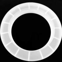 China Machining Quartz Glass White Customized Fused Quartz Ring for sale