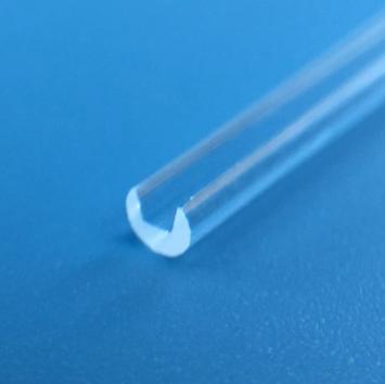China U Shaped Fused Quartz Glass Rod with 0.05mm Tolerance for sale