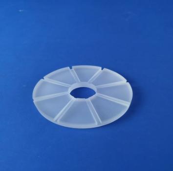 China Fused Quartz Slot Plate Round Shape Customized Size for sale