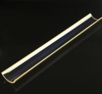 China Fused Quartz Glass Plate Arc Surface For Uv Lamp for sale