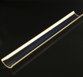 China Fused Quartz Glass Plate Arc Surface For Uv Lamp for sale