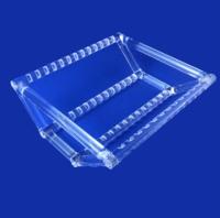 China High Temperature Resistant Quartz Wafer Carrier Quartz Wafer Boat for sale