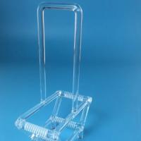 China Quartz Apparatus Quartz Wafer Boat For Solar Laboratory with Customized Size for sale
