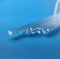 China 1100 Degree Quartz Glass Tubes Double Holes Four Holes Six Holes Multi Holes for sale