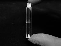 China Microfluidics Optical Quartz Glass Quartz Flow Tube With Polished Entry Exit Cones for sale