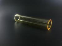 China Yellow Transparent Quartz Tube Samarium Doped High Temperature Shock Resistance for sale