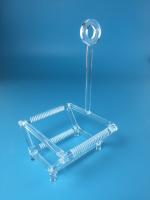 China Quartz Apparatus Quartz Wafer Carrier Quartz Wafer Boat For Wafer Diffusion for sale