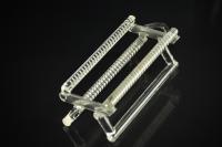 China Quartz Apparatus Quartz Wafer Carrier Quartz Wafer Boat For Wafer Diffusion for sale