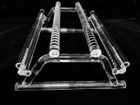 China Quartz Apparatus Quartz Wafer Carrier Quartz Wafer Boat For Wafer Diffusion for sale
