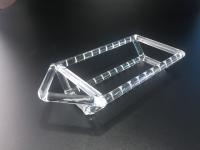 China Quartz Apparatus Quartz Wafer Carrier Quartz Wafer Boat For Wafer Diffusion for sale