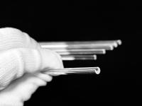 China Semi Circular Transparent Quartz Capillary Tube High Temperature Resistant For Semiconductor for sale