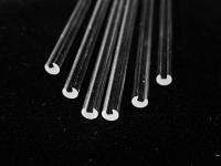 China Semi Circular Transparent Quartz Capillary Tube High Temperature Resistant For Semiconductor for sale