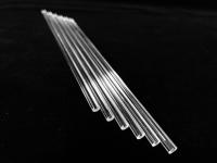 China Semi Circular Transparent Quartz Capillary Tube High Temperature Resistant For Semiconductor for sale