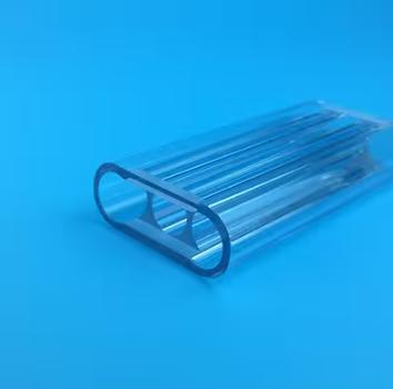 China Laser Spare Parts Cerium Doped Three Hole Polished Quartz Chamber for sale