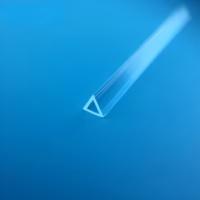 China High Precision Clear Fused Quartz Triangular Capillary Tube for Optical Fiber for sale