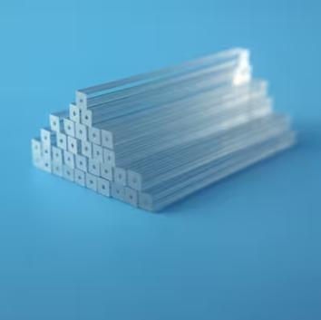 China 2.2g/cm³ Quartz Capillary Tube Polished Surface for Semiconductor Processing for sale