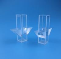 China Square Clear Quartz Glass Cuvette With Optical Critical Section for sale