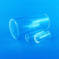 China Clear Fused Quartz Tube Closed At One End For Superior And Durability for sale