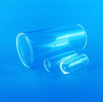 China Clear Fused Quartz Tube Closed At One End For Superior And Durability for sale