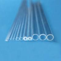 China Clear Transparent Fluorine Doped Quartz Capillary Tube For Temperature Processing At 1200 Degrees for sale