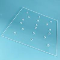China Standard Dimension Quartz Glass Sheet Ultra High Flatness For 9 Inch Wafer for sale
