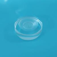 China Circular Custom Glass Parts Fused Quartz Substrate With Six Bottom Surface Bosses for sale