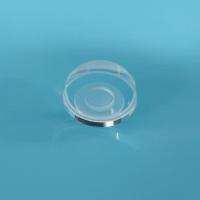 China Circular Custom Glass Parts Fused Quartz Substrate With Six Bottom Surface Bosses for sale