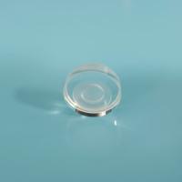 China Circular Custom Glass Parts Fused Quartz Substrate With Six Bottom Surface Bosses for sale