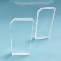 China Smooth Surface Fused Quartz Plate Precision Optical Glass Components 46.6×21.66×5mm for sale
