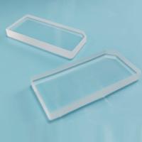 China Smooth Surface Fused Quartz Plate Precision Optical Glass Components 46.6×21.66×5mm for sale