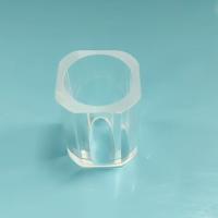 China Stable Structure Fused Quartz Machining Precision Dimension Glass Component 18×13×21mm for sale