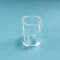 China Stable Structure Fused Quartz Machining Precision Dimension Glass Component 18×13×21mm for sale