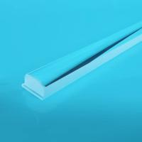 China Precision Grinding Optical Quartz Glass Side Light Lower Lens 326×16×10mm for sale