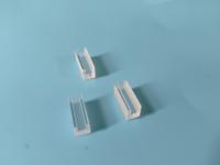 China 10x5x4mm Rectangular Groove Quartz Base Precision Milled Slot For Optical Component Positioning for sale