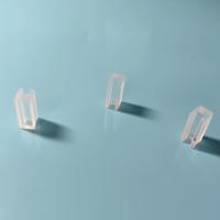 China 10x5x4mm Rectangular Groove Quartz Base Precision Milled Slot For Optical Component Positioning for sale
