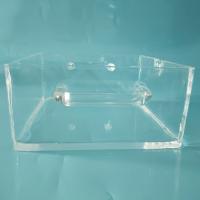 China High Purity Square Thick Wall Quartz Container For High Temp Sintering Tank for sale