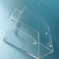 China High Purity Square Thick Wall Quartz Container For High Temp Sintering Tank for sale