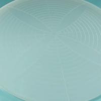 China Shallow Groove Glass Suction Chuck 265x9mm Vacuum Holding Plate For Semiconductor Wafer Optical Lens Coating for sale