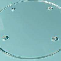 China Precision Perforated Quartz Plate High Purity Fused Silica Double Side Ground For Tube Furnace Vacuum Coating for sale