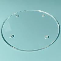 China Precision Perforated Quartz Plate High Purity Fused Silica Double Side Ground For Tube Furnace Vacuum Coating for sale