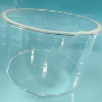 China High Purity Fused Silica Quartz Tank Uniform Wall HF Resistant For Wafer Pickling Chemical Digestion Laboratory Reactor for sale