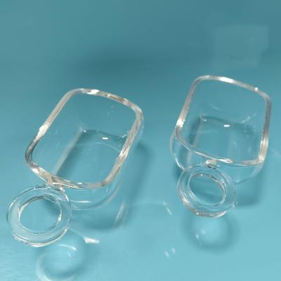 China High Purity Fused Silica Quartz Boat Custom Glass Parts Integral Forming For Semiconductor Annealing Tray for sale