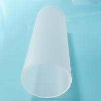 China Anti Slip High Transparency Quartz Glass Tube With Frosted Outer Wall for sale