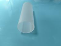 China Anti Slip High Transparency Quartz Glass Tube With Frosted Outer Wall for sale