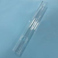 China High Purity Perforated SiO2 Quartz Glass Tube Customized for sale
