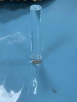 China Light Guide High Purity Quartz Glass Rod Diameter 22mm Total Length 121.5mm for sale